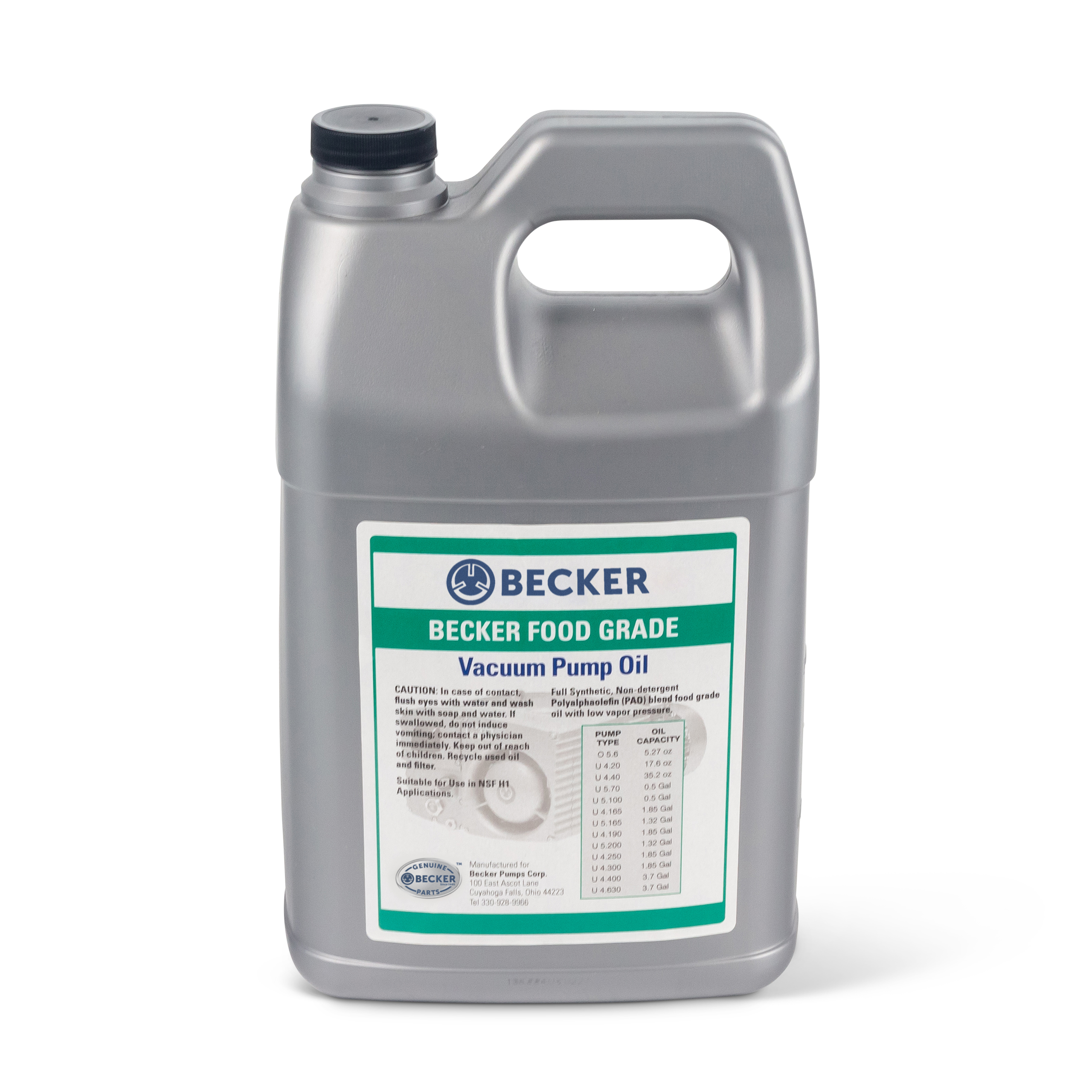 Grease and oil FOOD GRADE OIL GALLON 3BFGO-100G | Becker Online Shop